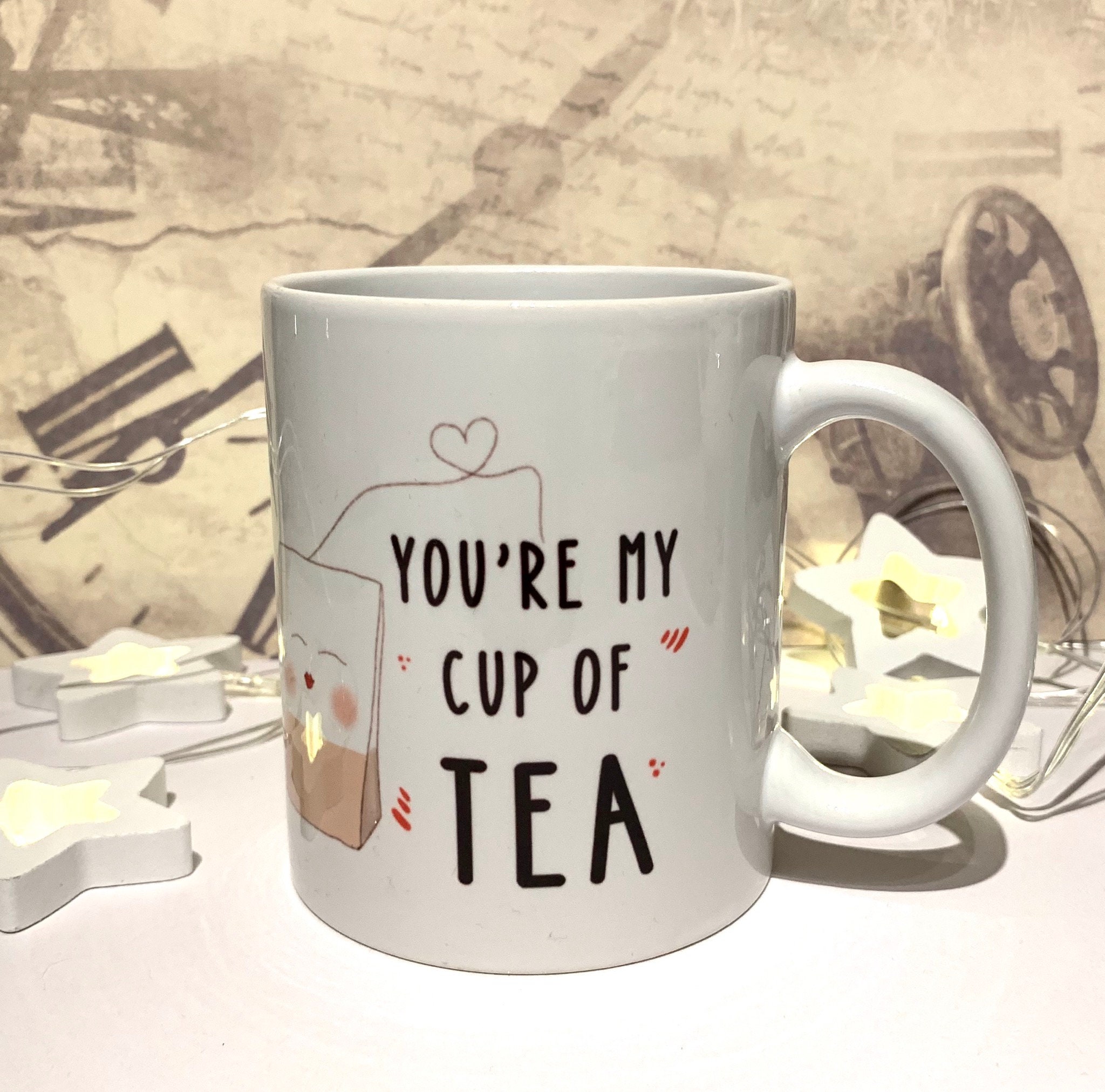 Youre My Cup of Tea Illustrated Mug Hand Drawn Coffee Mug Tea Mug Tea ...