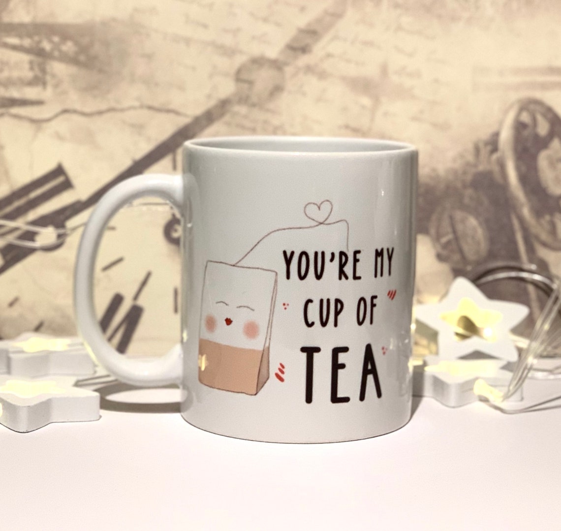 Youre My Cup of Tea Illustrated Mug Hand Drawn Coffee Mug Tea Mug Tea ...