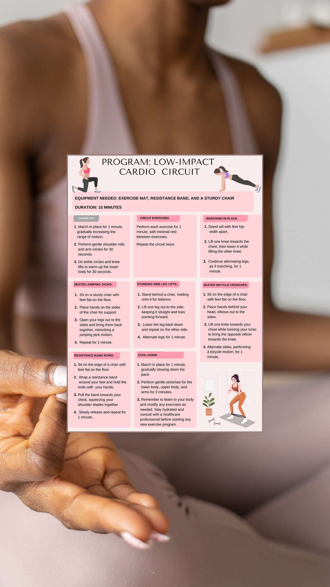 Boost Your Wellness: A4 Low-impact Cardio Series for Over 50's ...