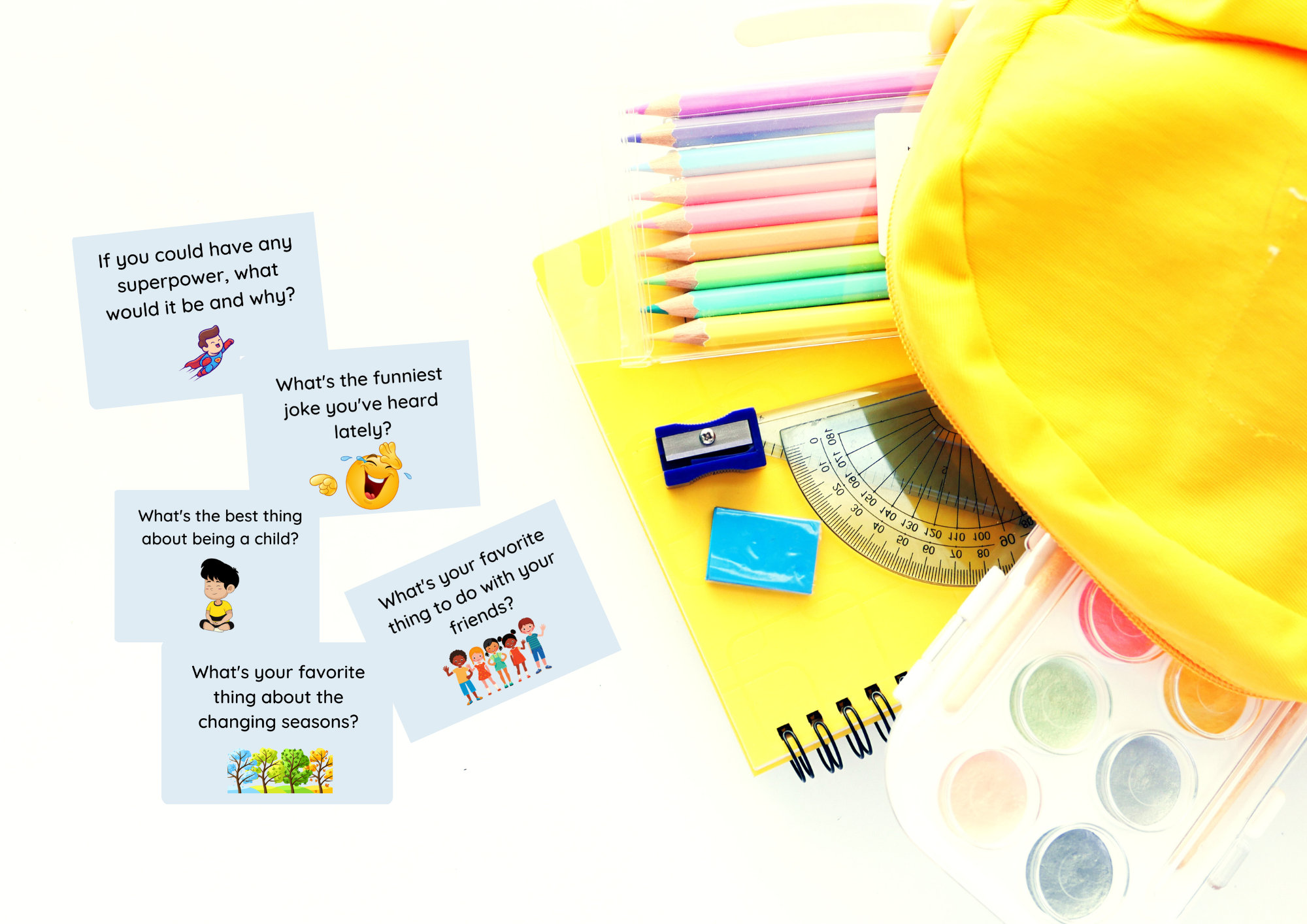 Interactive Bi-lingual Kids' Question Cards - 100 Fun Prompts for ...