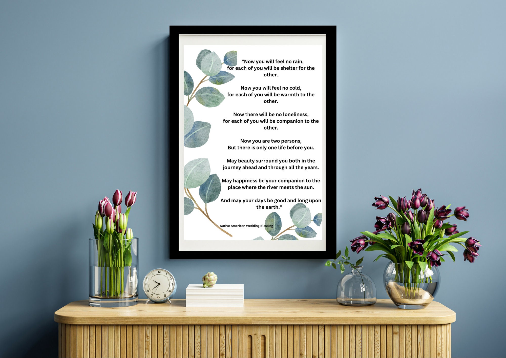 Native American Blessing, A4, A3, A5 Digital Download, Loving Gift ...