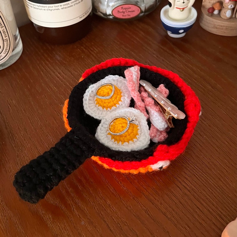Calcifer Crochet Pattern, Candle Holder/ring Tray Crochet, Howl's ...