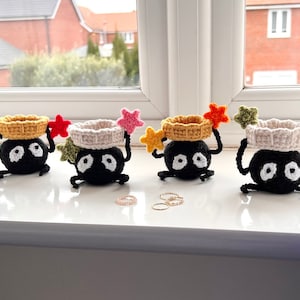Susuwatari Ring Tray Crochet Pattern, Spirited Away, Studio Ghibli ...