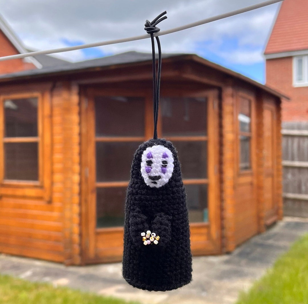 Kaonashi Crochet Pattern, Key Holder Pattern, No Face Spirited Away ...