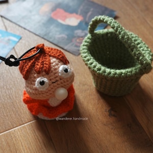 Ponyo Crochet DIY Pattern, Ponyo DIY, Studio Ghibli Amigurumi, Ponyo ...