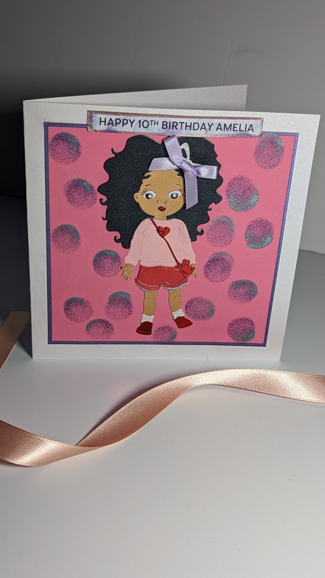 Girl Power Hand Made Card - Etsy