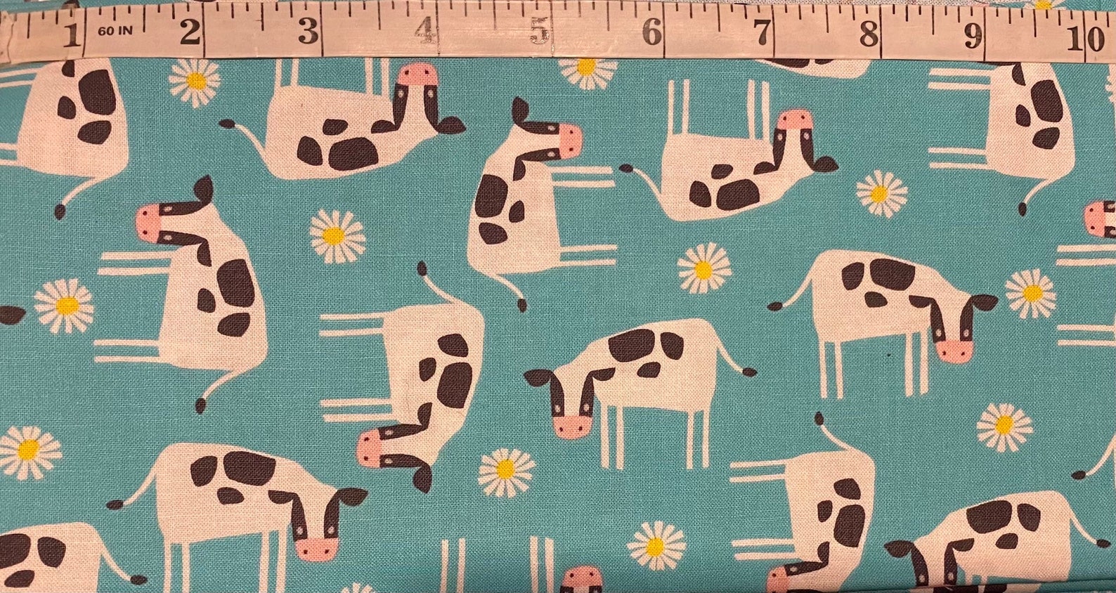 Animal Childrens Fabric | Cows | Farm Animal Fabric | Cotton ...