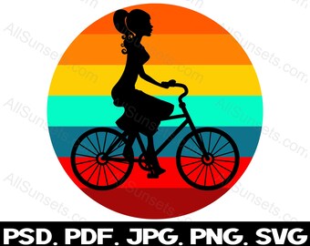 Fietser logo svg - Etsy Nederland
