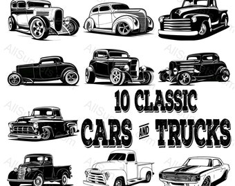 Ford Model-t Clipart vector Clip Art Graphics-digital - Etsy