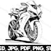 Motorcycle Sport Racing Bike Svg Png Psd Jpg Pdf File Types Vector Fast ...