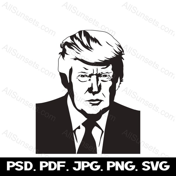 Trump Profile Template - Etsy