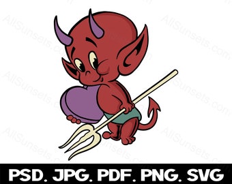 Devil Png Jpg Svg - Etsy