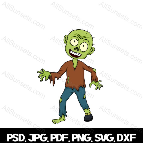 Cute Cartoon Zombies For Kids