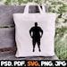 Dad Bod Chubby Man Black Silhouette SVG Person Vector Graphic - Etsy