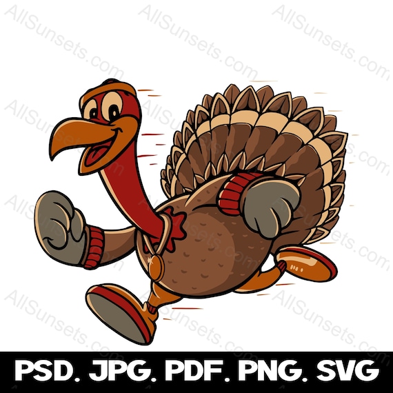 Turkey Trot Clip Art
