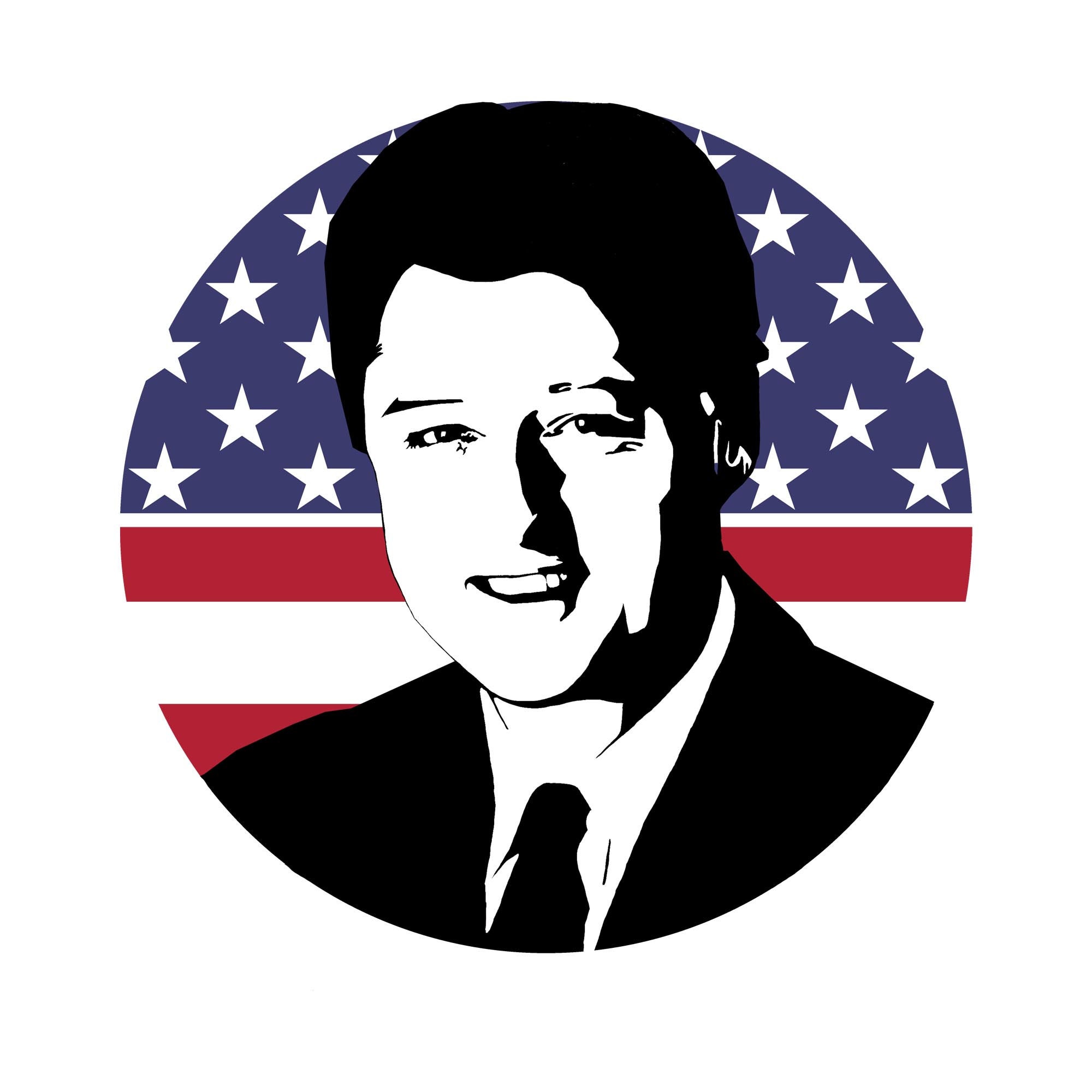 Bill Clinton Presidential Graphics Package Portrait Profile of - Etsy UK