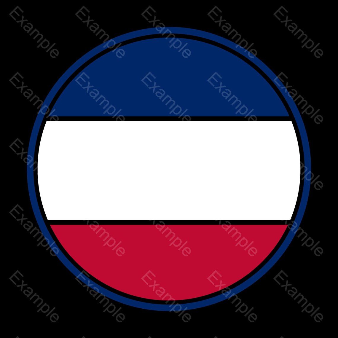 Red White & Blue Circle PNG Patriotic USA Design Commercial | Etsy