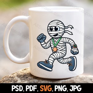Mummy Jogging Svg Png Pdf Psd Jpg File Types Running 5k 10k Half ...