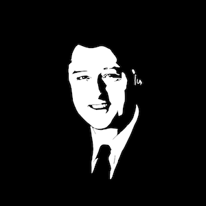 Bill Clinton Presidential Graphics Package Portrait Profile of Bill ...