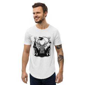 Deer Buck Trees Scene PNG SVG Vector File Format Animals Forest Hunting ...