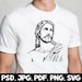 Jesus Christ Svg Png Psd Pdf Jpg File Types Religious Bible Son of God ...