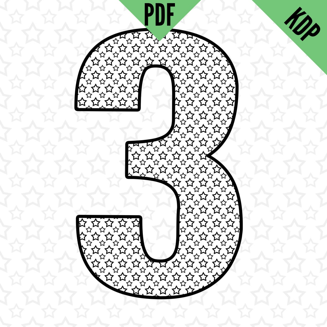 KDP Alphabet Stars Coloring Pages Sheets PDF ABC Letters - Etsy