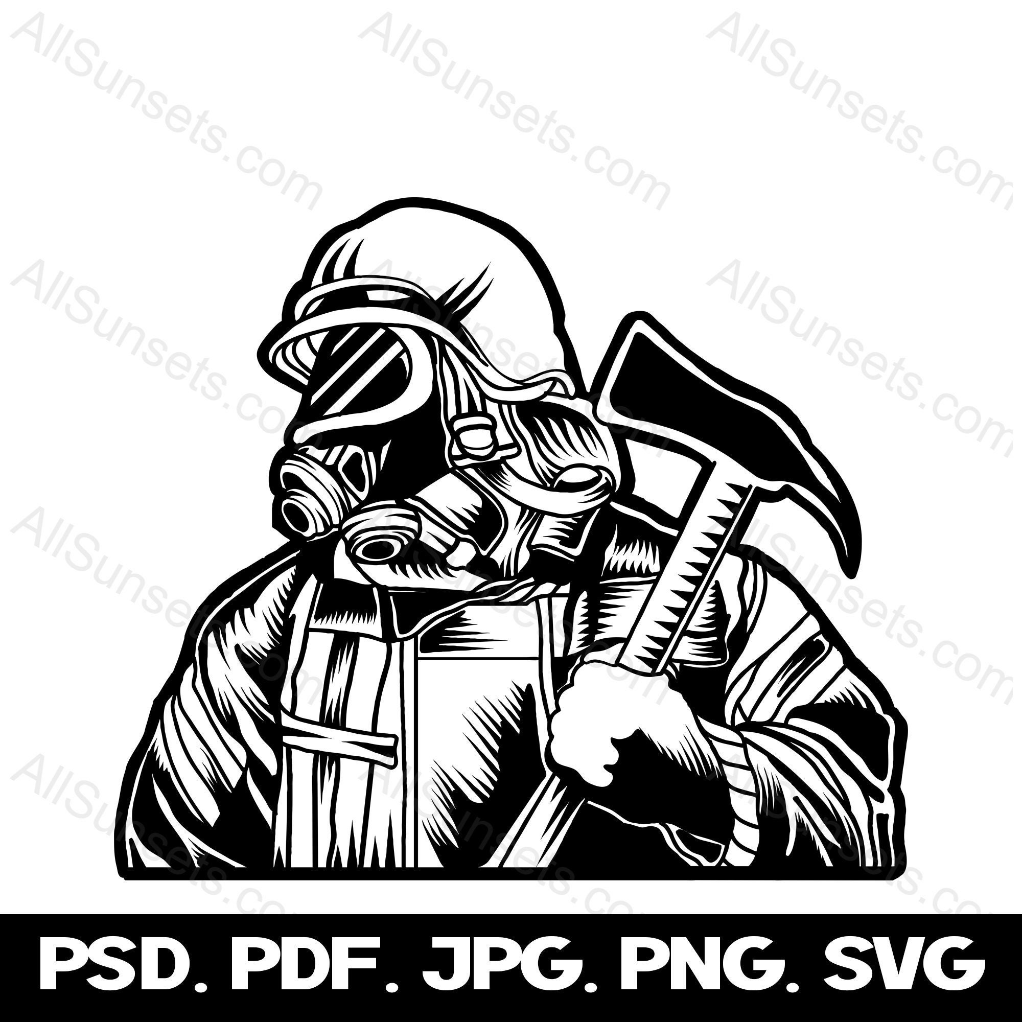 Firefighter Silhouette