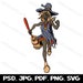 Witch Running Svg Png Pdf Psd Jpg File Types 5k 10k Half Marathon T ...
