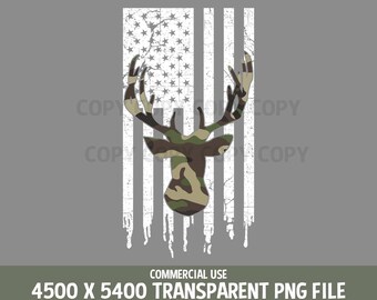 Camo Deer Head Logo Wallpaper