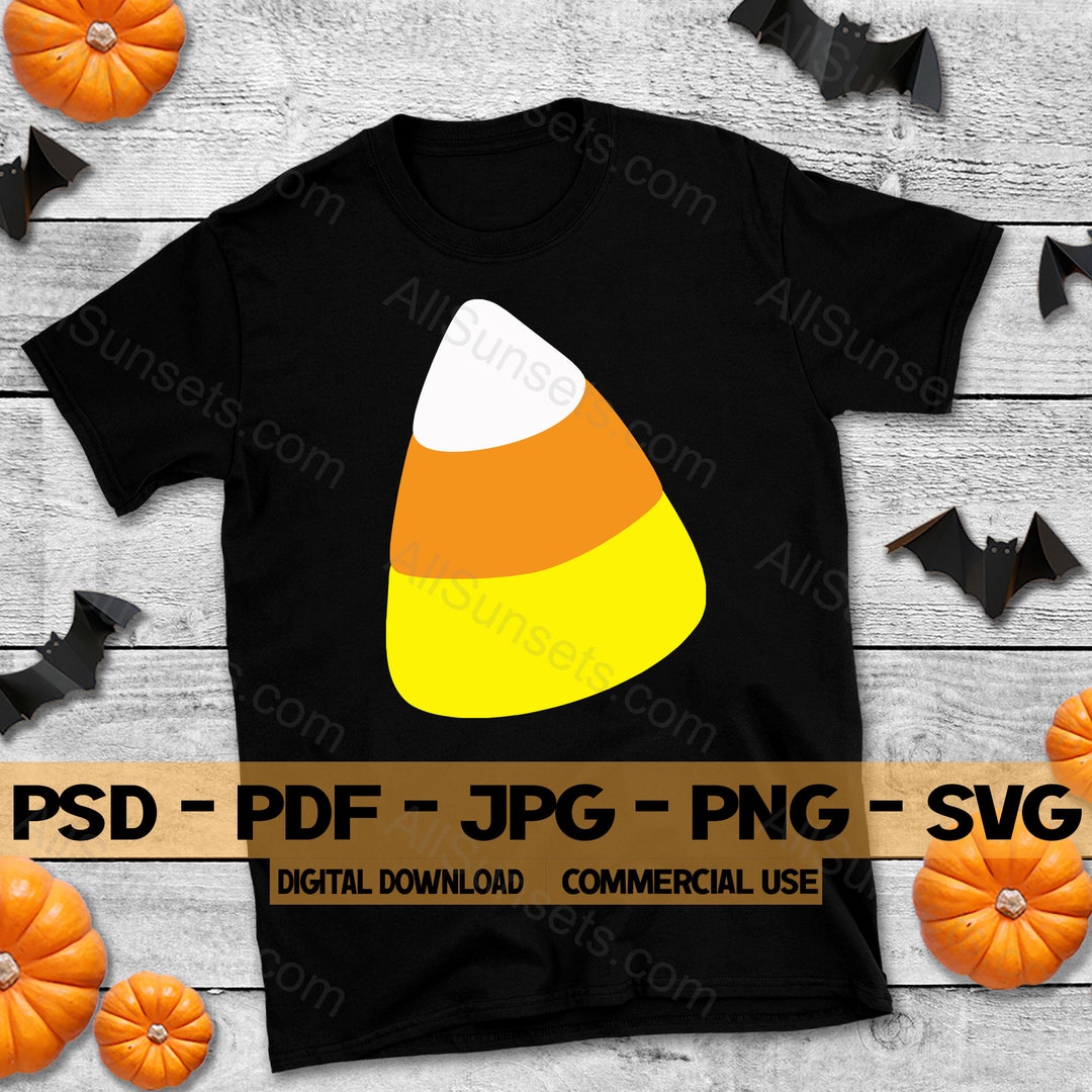 Candy Corn Halloween Costume Svg Png Jpg Psd Pdf File Types Commercial ...