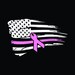 Pink Ribbon USA Flag Svg, Breast Cancer Awareness Flag Svg, Breast ...