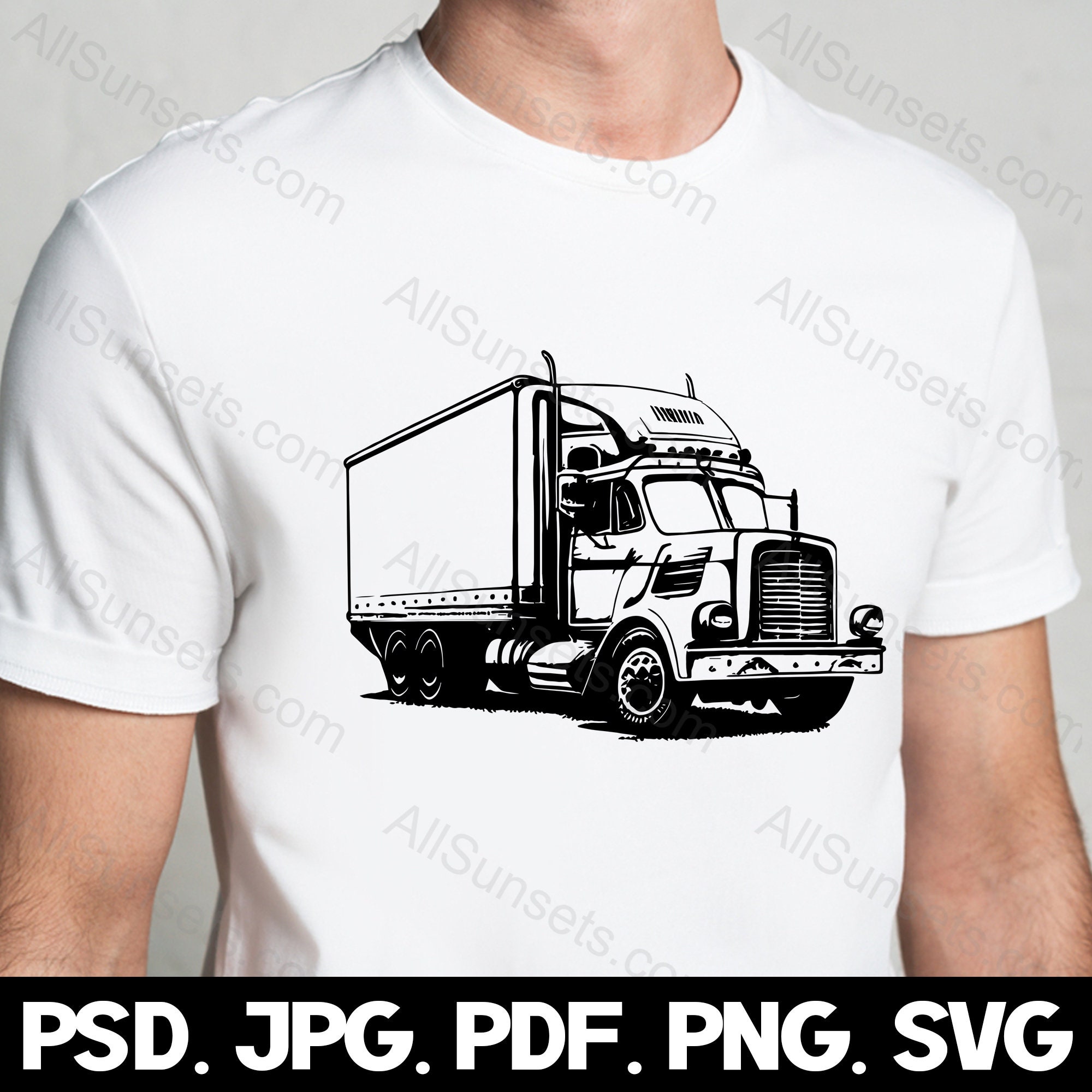Cargo Box Truck Svg Png Jpg Psd Pdf File Types Semi Moving Van - Etsy ...