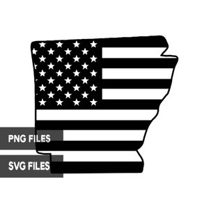 Arkansas State Shape American Flag Svg Png Jpg Pdf Psd File Types ...