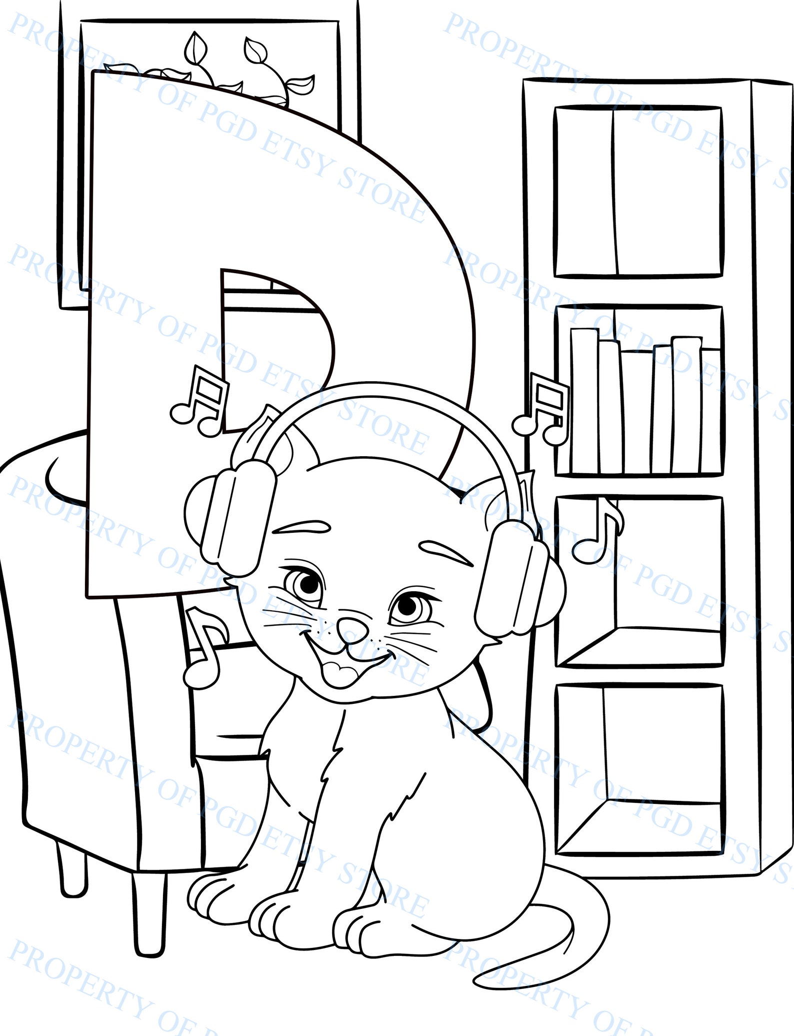 Cats Alphabet Coloring Book for Toddlers A-Z Adorable Cats and - Etsy