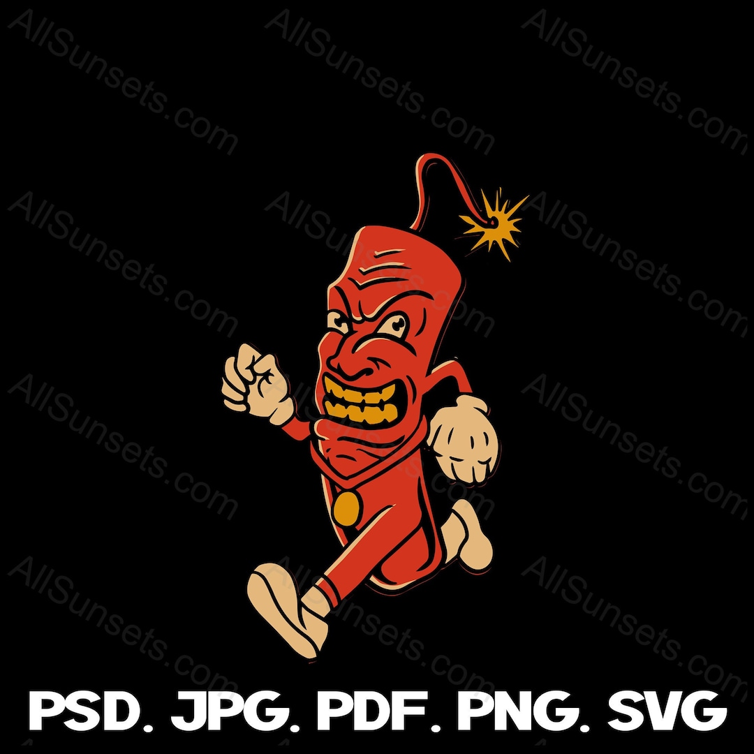 Firecracker Running Svg Png Pdf Psd Jpg File Types 5k 10k Half Marathon ...