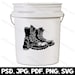 Pair of Work Boots Svg Png Jpg Psd Pdf File Types Soldier - Etsy