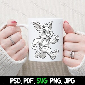 Easter Bunny Racing Svg Png Pdf Psd Jpg File Types 5k 10k Half Marathon ...