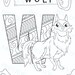 26 Animal Coloring Pages Alphabet Sheets PDF Wildlife Letters With ...