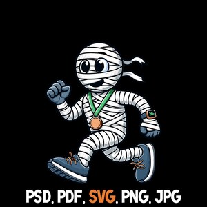 Mummy Jogging Svg Png Pdf Psd Jpg File Types Running 5k 10k Half ...