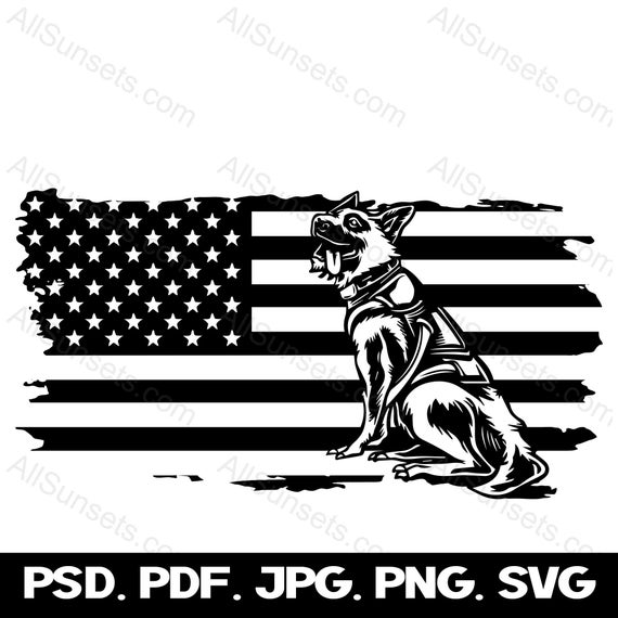 Service Dog Grunge American Flag Svg Png Psd Pdf Jpg File - Etsy Australia