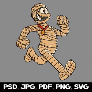 Mummy Running Svg Png Pdf Psd Jpg File Types 5k 10k Half Marathon Medal ...