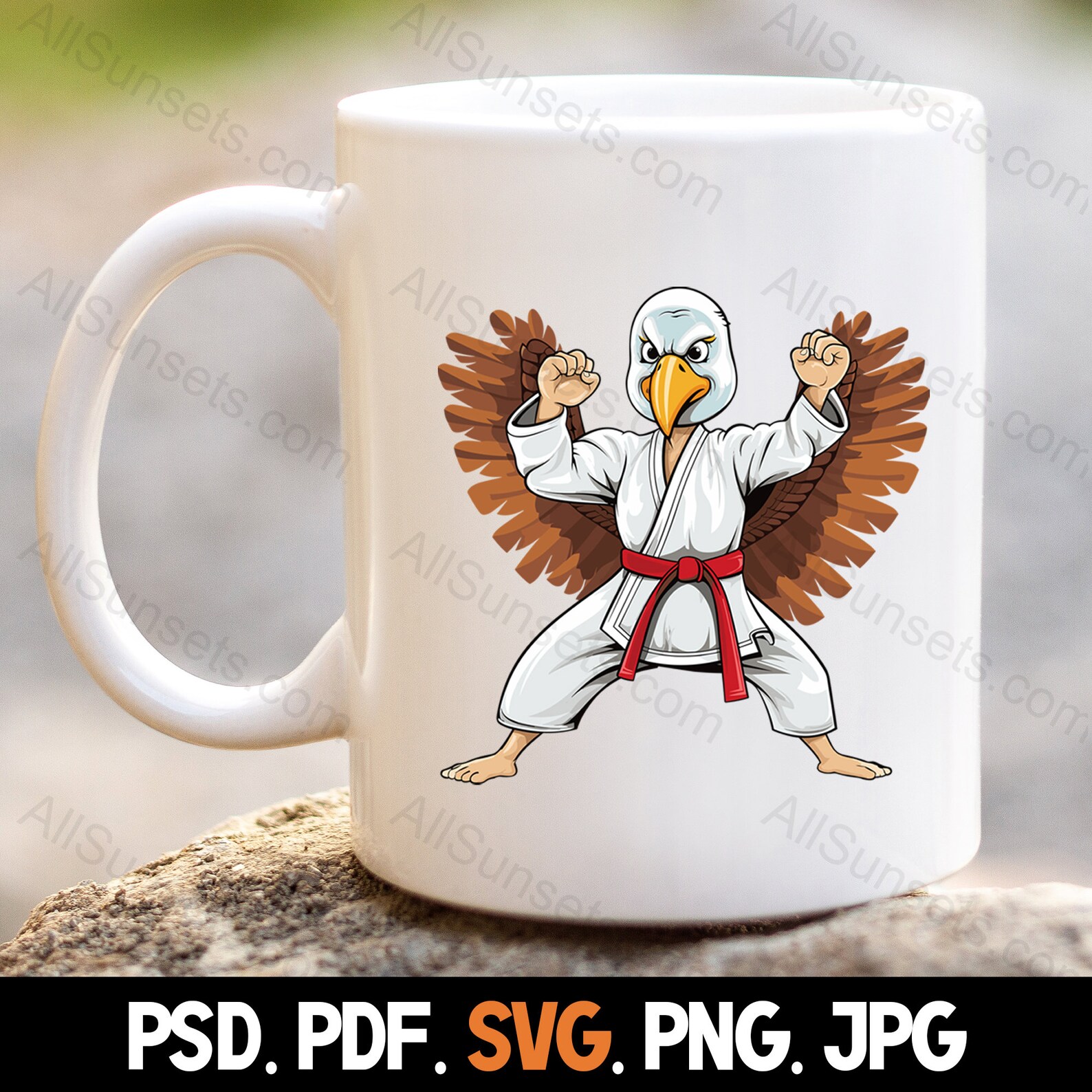 Turkey Martial Arts Thanksgiving Clipart Svg Png Pdf Psd Jpg File Types ...