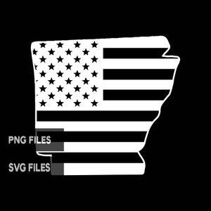 Arkansas State Shape American Flag Svg Png Jpg Pdf Psd File Types ...