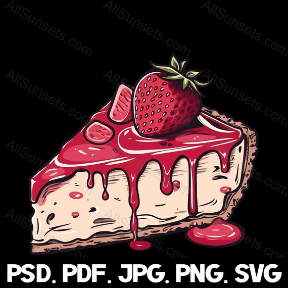 Cheesecake Slice Drawing