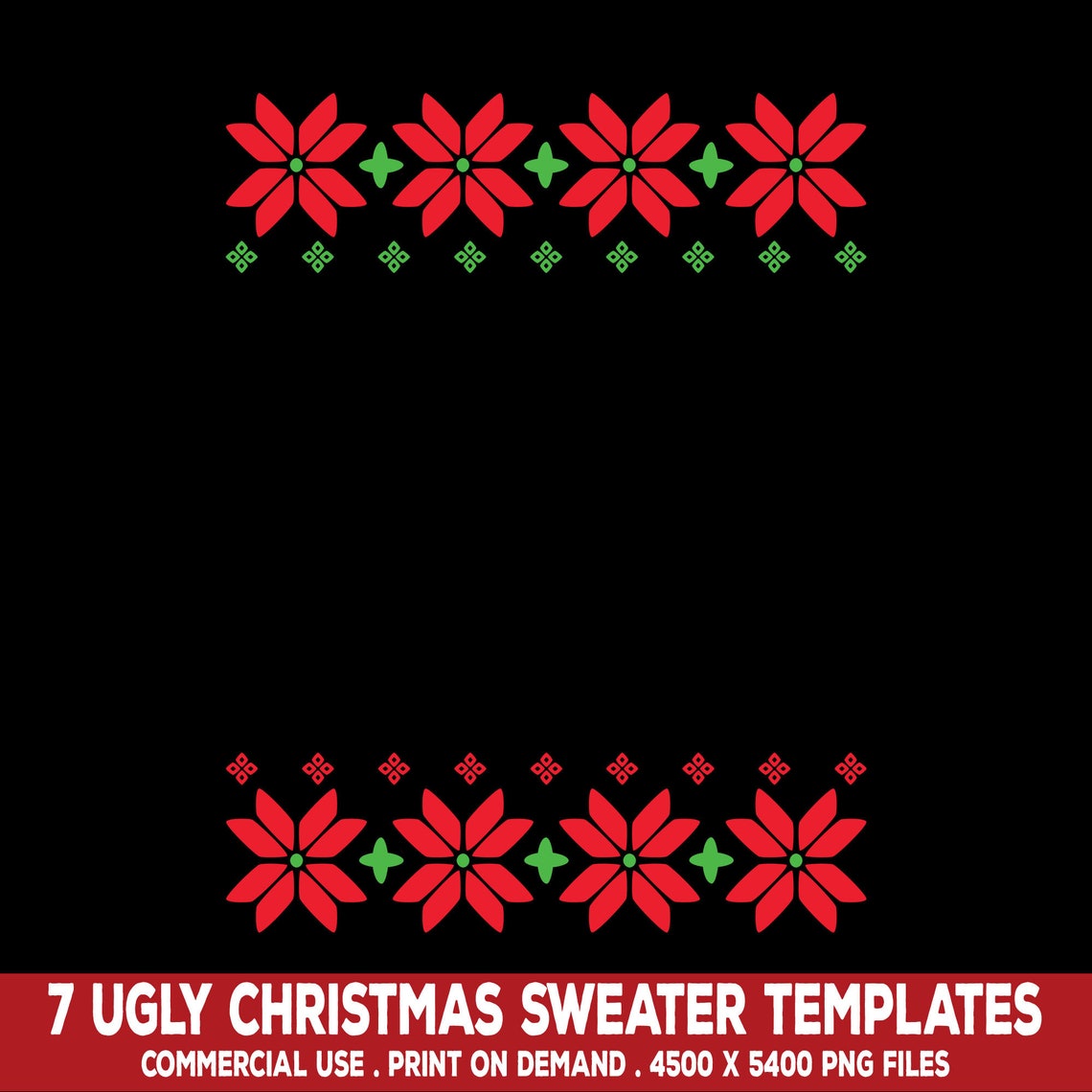 Ugly Christmas Sweater Clipart Package 2 7 Xmas Tacky | Etsy