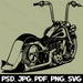 Motorcycle SVG Flames Vector Gas Tank Graphics Clipart Svg Png Psd Jpg ...