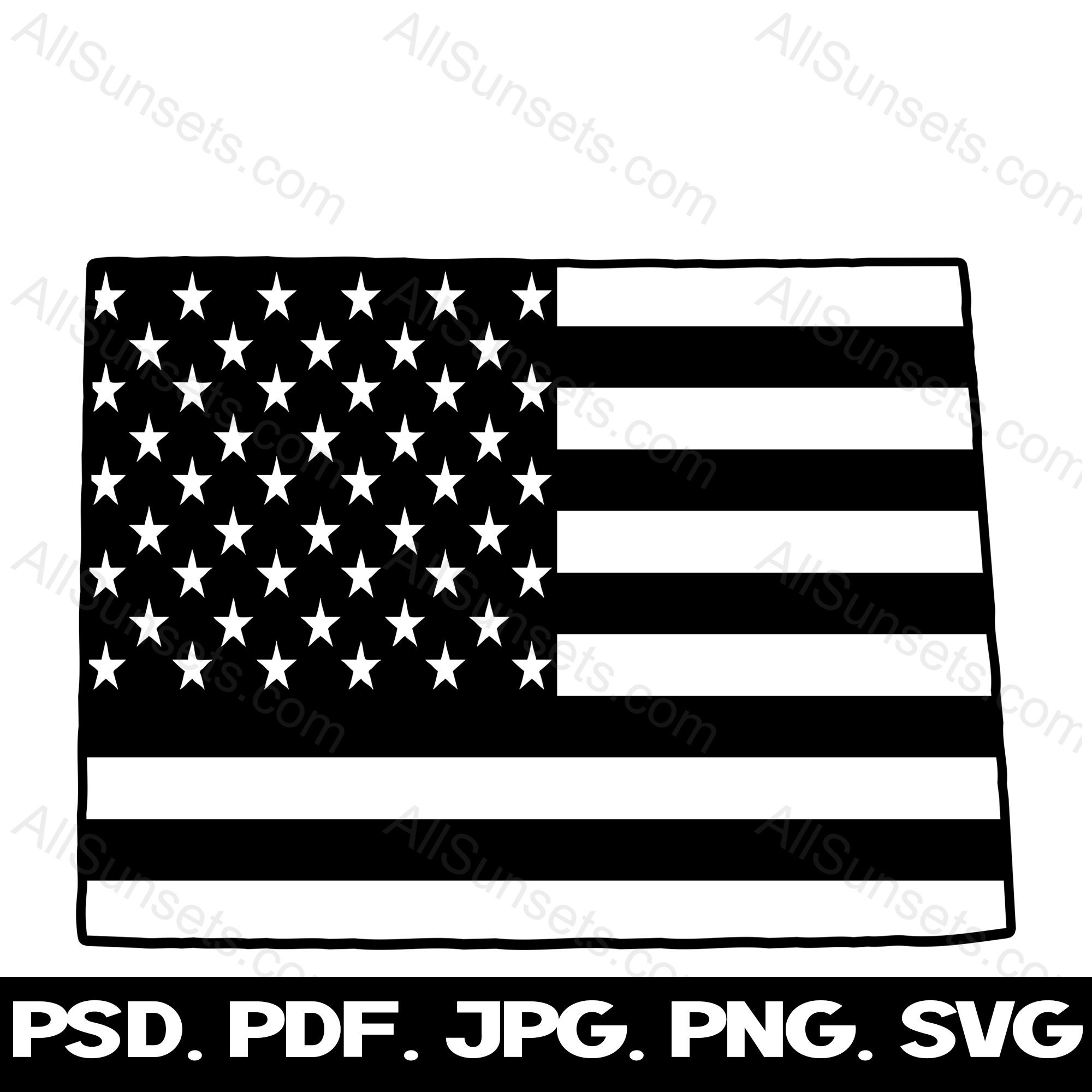 Colorado State Shape American Flag Svg Png Jpg Pdf Psd File Types ...