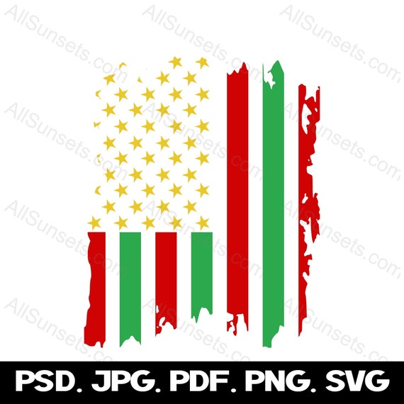 Juneteenth SVG Black History Colors Vertical Grunge American | Etsy