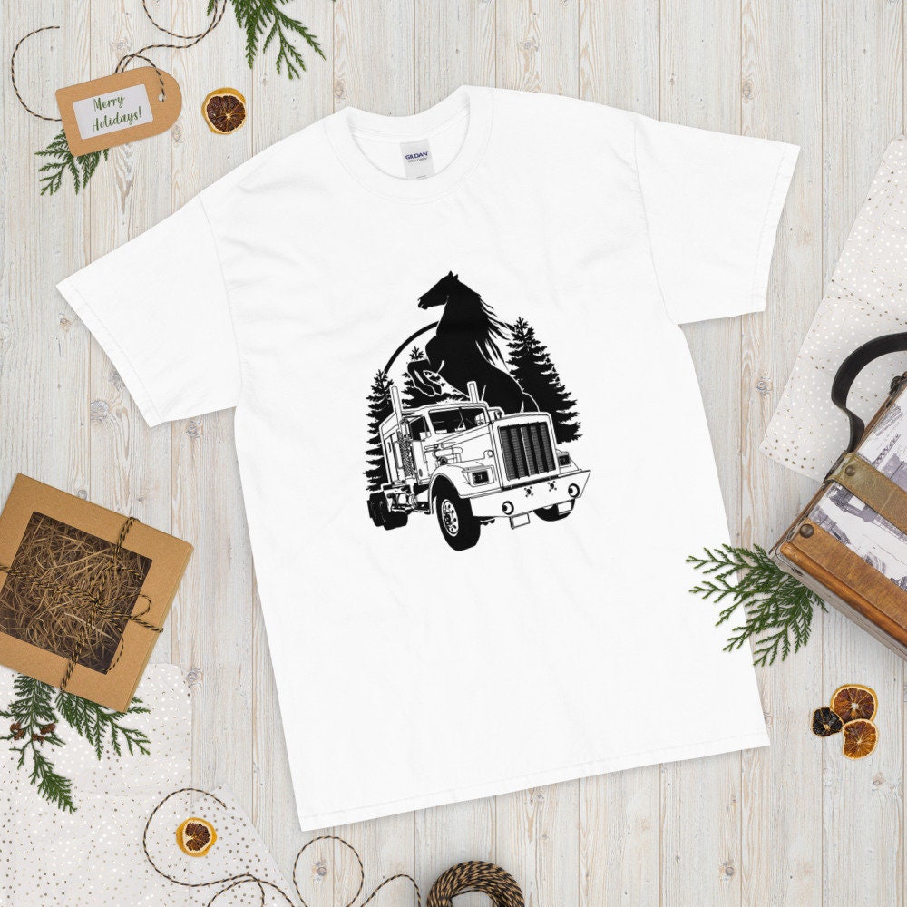 Truck Driver Svg Png Jpg Psd Pdf File Types Semi Trucker Horse - Etsy