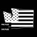 Washington State Shape American Flag PNG SVG Patriotic Clipart USA ...
